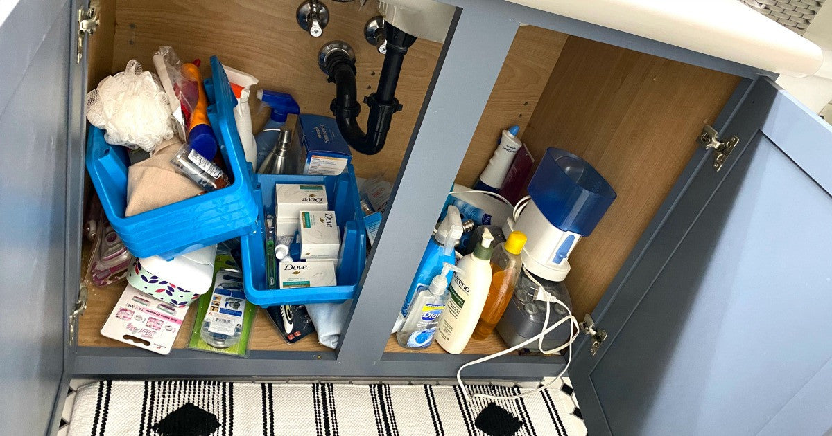 These Storage Drawers from Amazon Organized My Messy Bathroom Cabinets ...